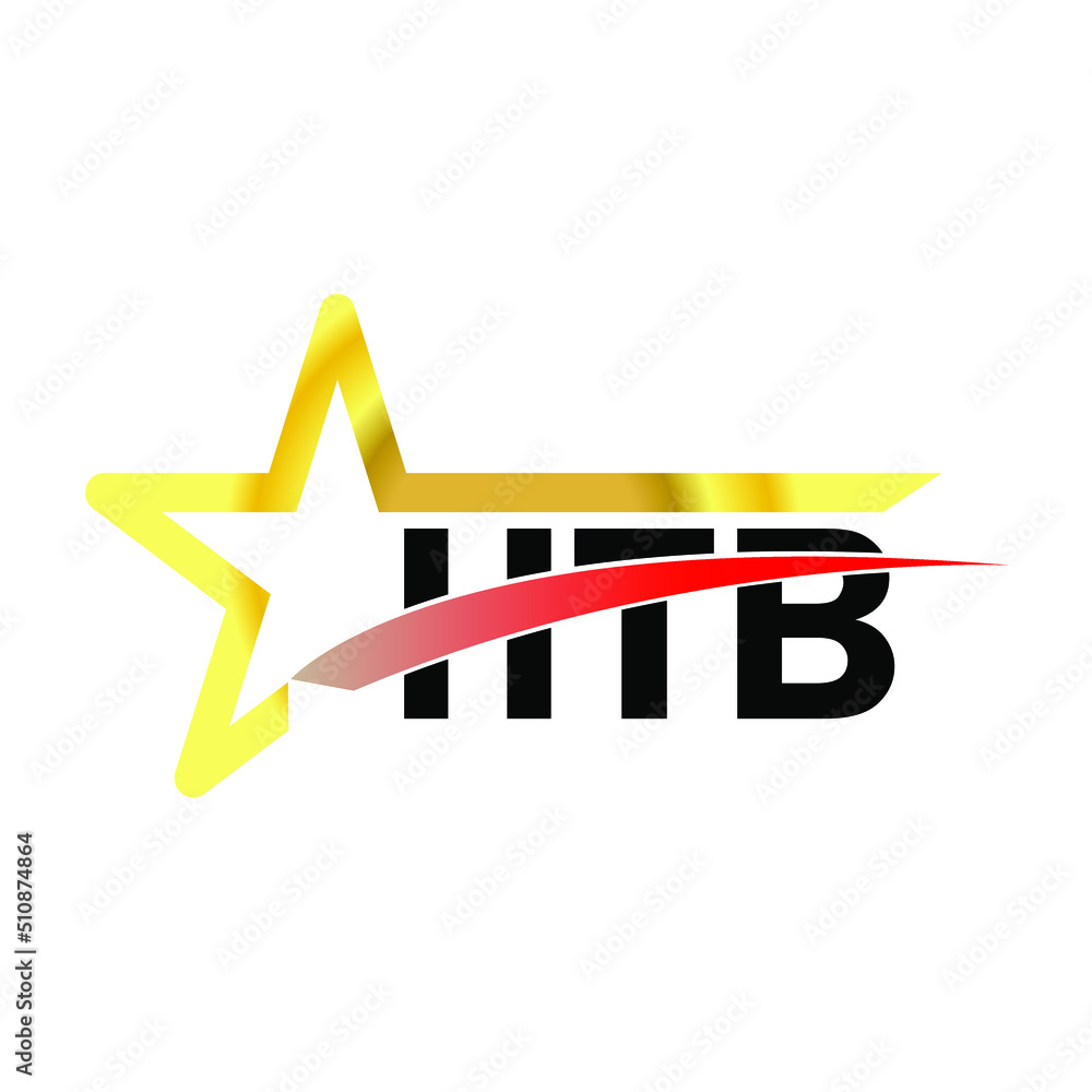 HTB letter logo design. HTB creative letter logo. simple and modern ...