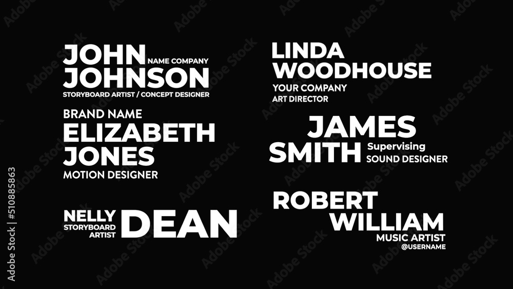 Bold Title Overlay Stock Template | Adobe Stock