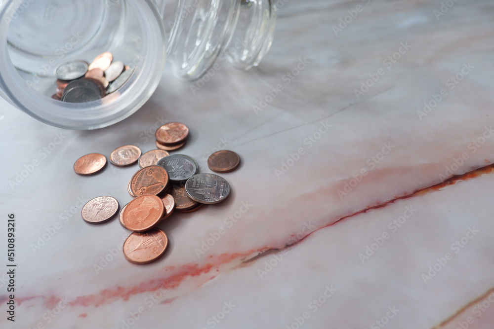 the coin layers set as small to high like the way to success step by ...