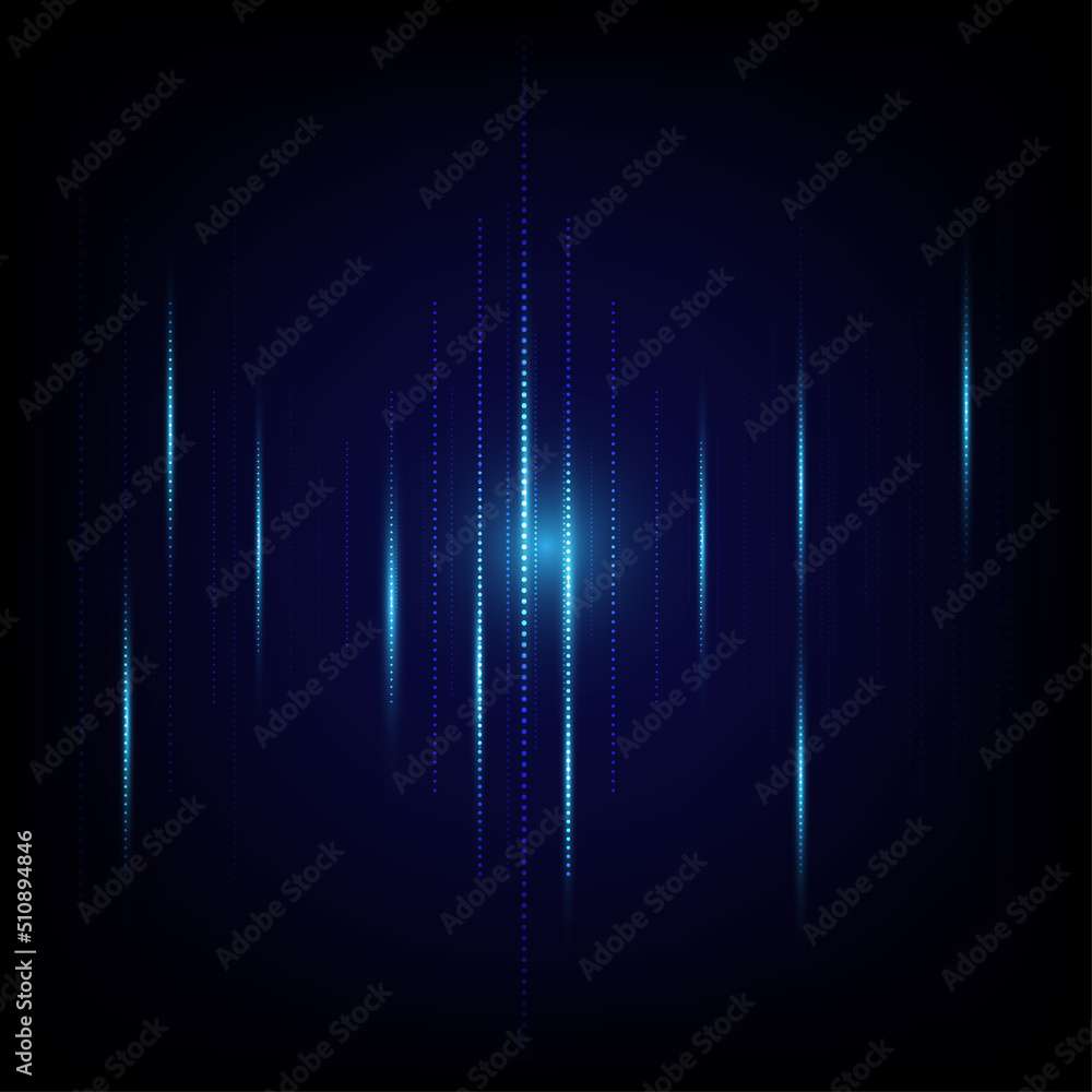 abstract internet signal blue light, communication technology ...