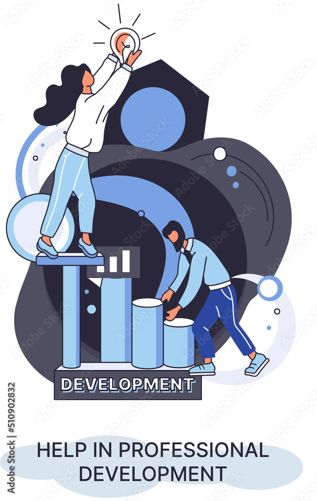 Help in professional development. Qualified employee training program ...