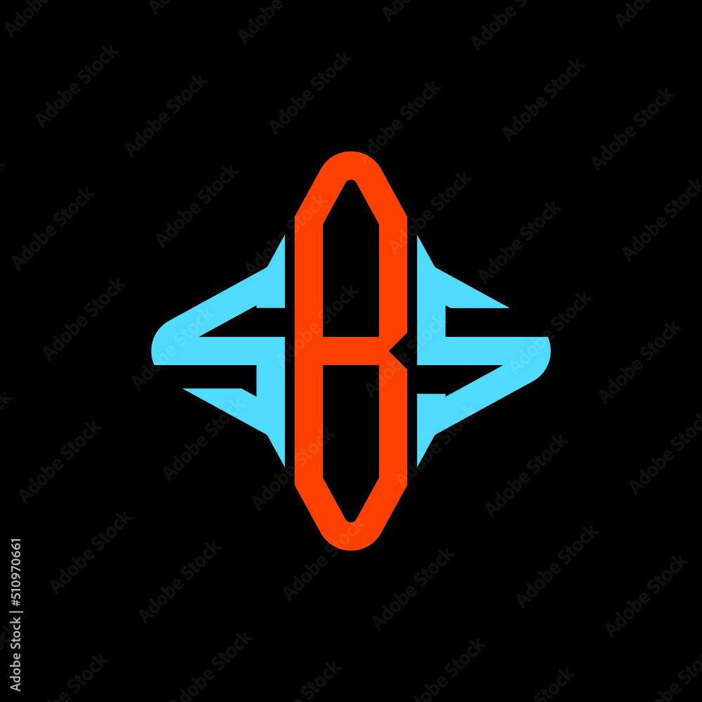 SBS letter logo creative design with vector graphic Stock Vector ...