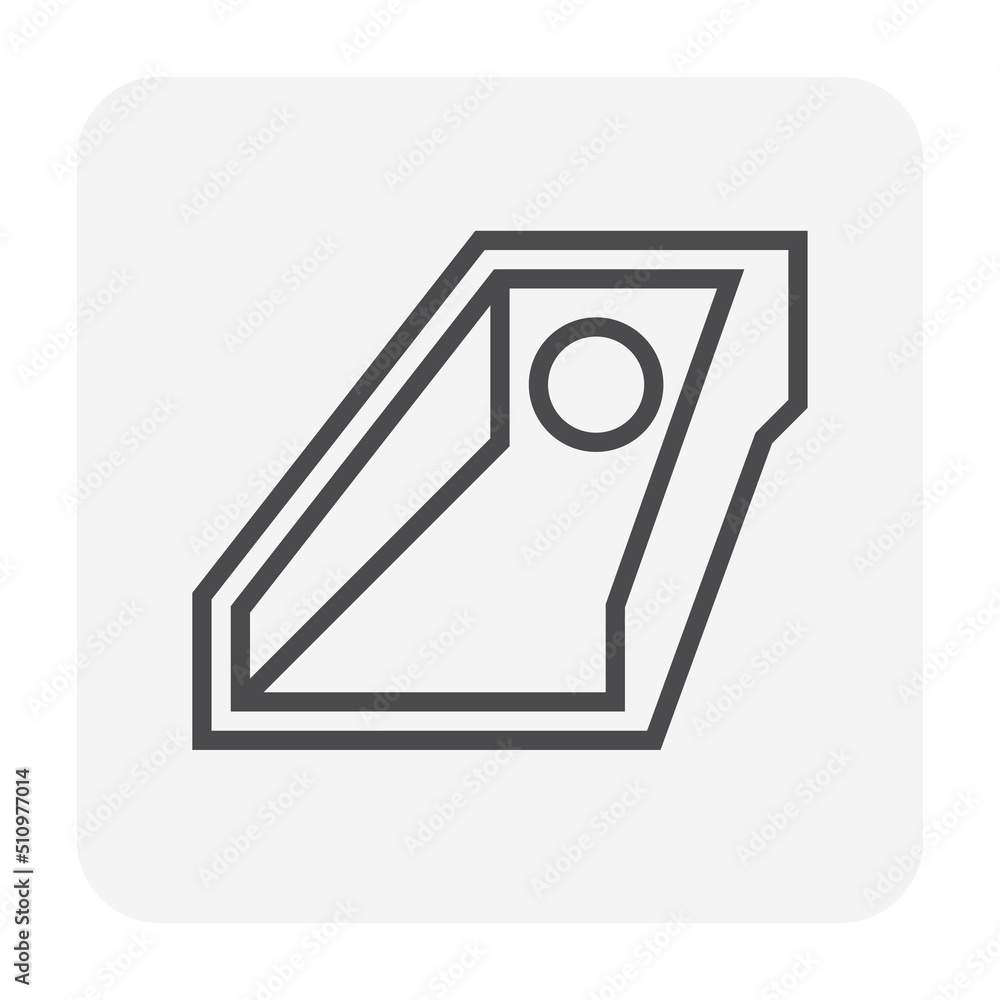 Vecteur Stock Culvert or precast concrete pipe, structure vector icon ...