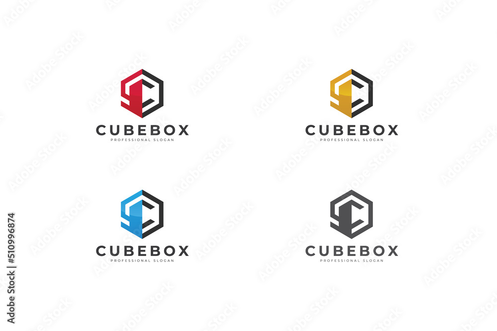 C Letter Abstract Monogram Vector Logo Concept Design. Modern Financial ...