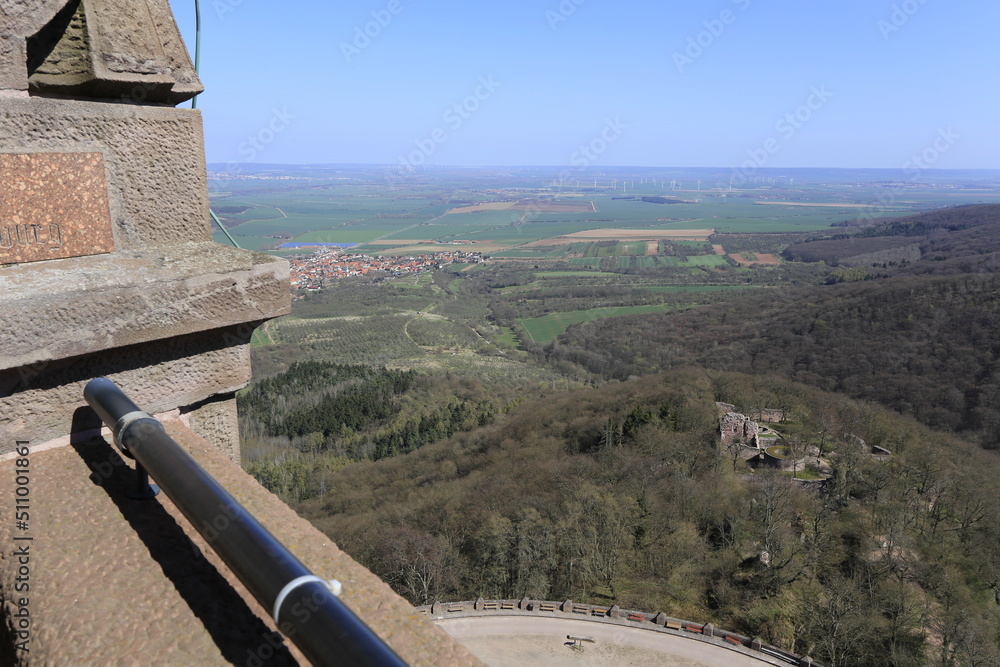 Kyffhäuser Denkma, auch Barbarossadenkmal, ist ein Kaiser-Wilhelm ...