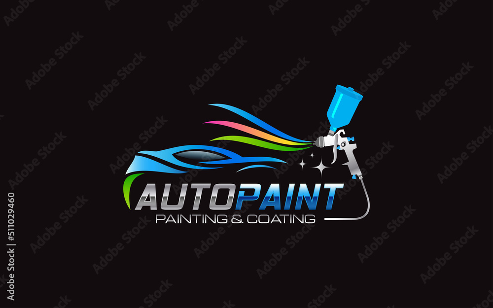 Illustration graphic vector of Auto Car Painting logo design template ...