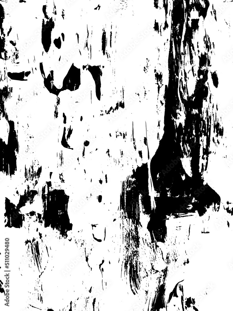 Grunge overlay vector. Abstract grunge rectangular frame. Dirty grainy ...