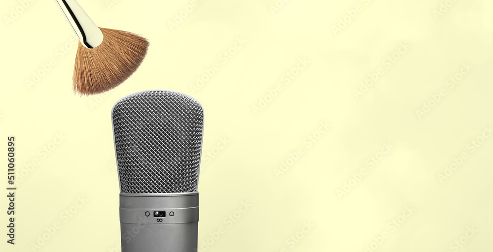 ASMR background with copy space for website banner. Autonomous sensory ...