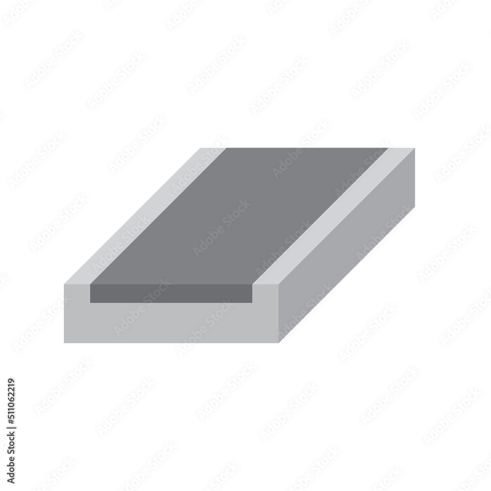 Grating or gutter guard vector icon for rainwater, stormwater drainage ...
