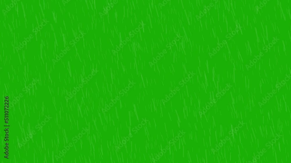 Rain falling and splash on green screen looping effects Stock Video ...
