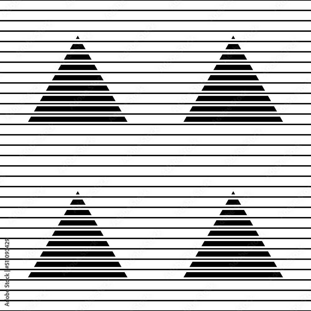 Lines, stripes, strokes, triangles seamless pattern. Modern ornate ...