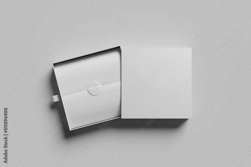 Blank Gift Box Mockup Stock Illustration | Adobe Stock