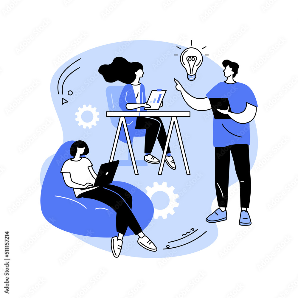 Team building activity isolated cartoon vector illustrations. Stock ...