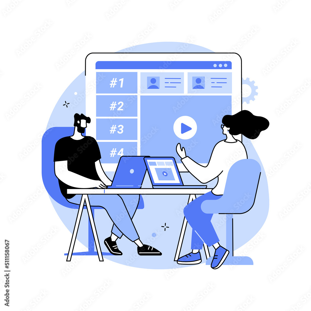 Workspace isolated cartoon vector illustrations. Stock Vector | Adobe Stock