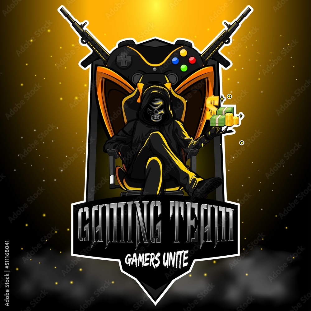 Detailed gangster esports gaming logo Stock Vector | Adobe Stock