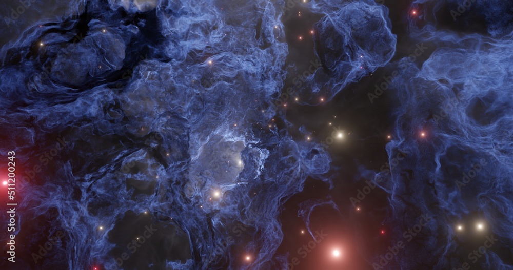 Space background wallpaper with nebula and stars, cosmic dust, cosmic ...