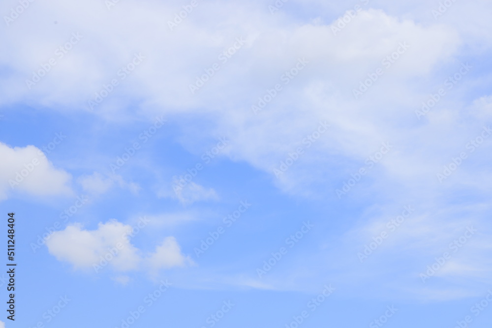 blue sky background with clouds. great for wallpaper Stock Photo ...