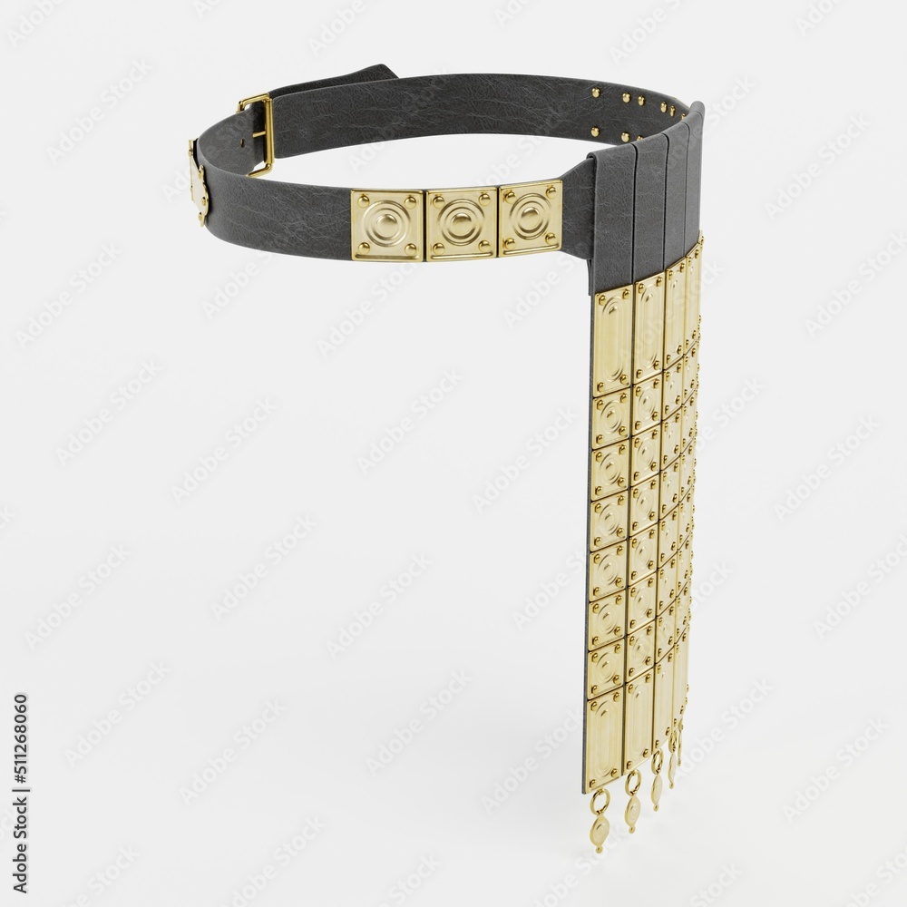 Realistic 3D Render of Roman Armor Belt Stock Illustration | Adobe Stock