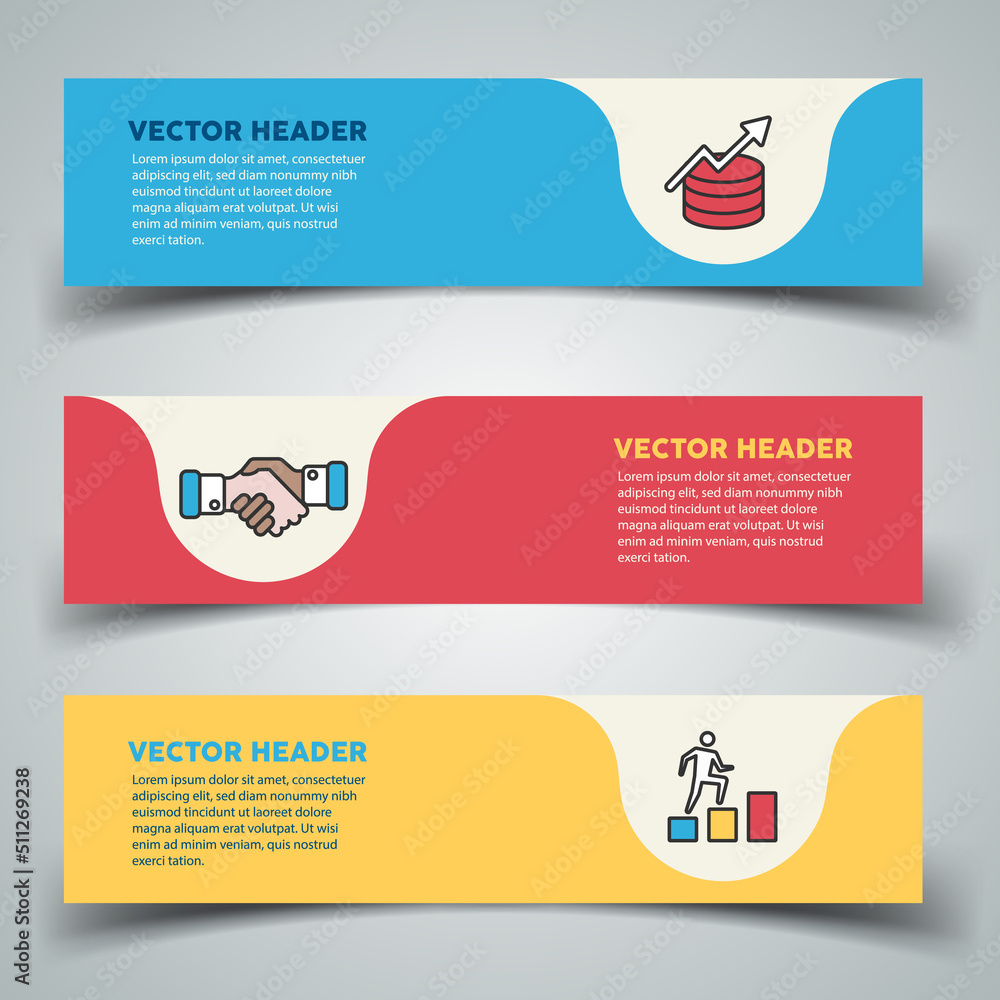 modern business banner template Stock Vector | Adobe Stock