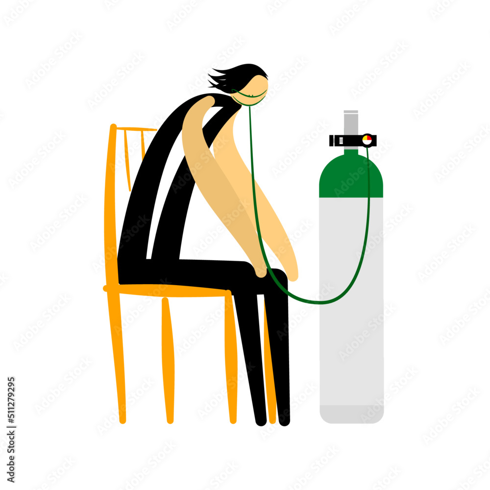 Oxygen Tank Cartoon