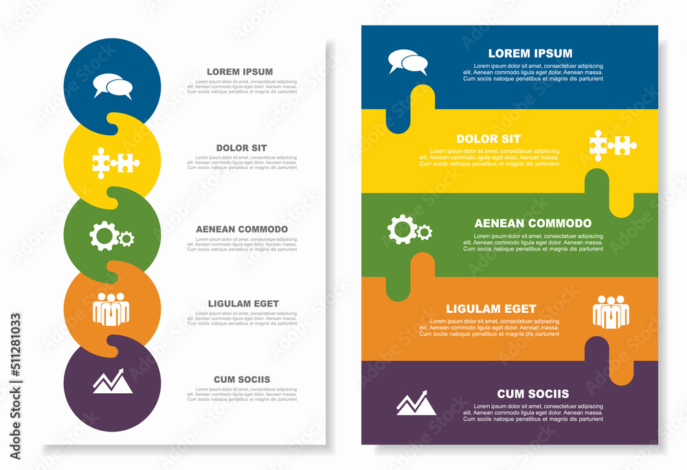 Infographic design template with place for your data. Vector ...
