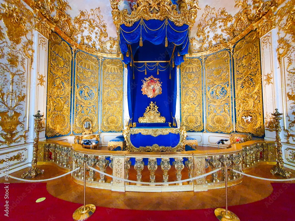 Schloss Linderhof Palace interior, Bavaria Stock Photo | Adobe Stock