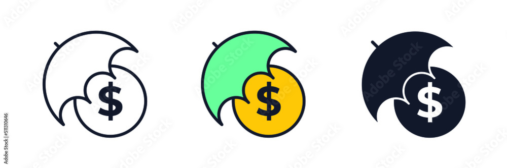 protection icon symbol template for graphic and web design collection ...