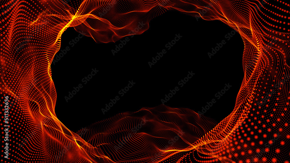 Very nice red, orange, dark bright colorful volumetric background of ...
