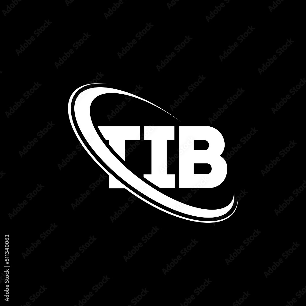 Vetor de TIB logo. TIB letter. TIB letter logo design. Initials TIB ...
