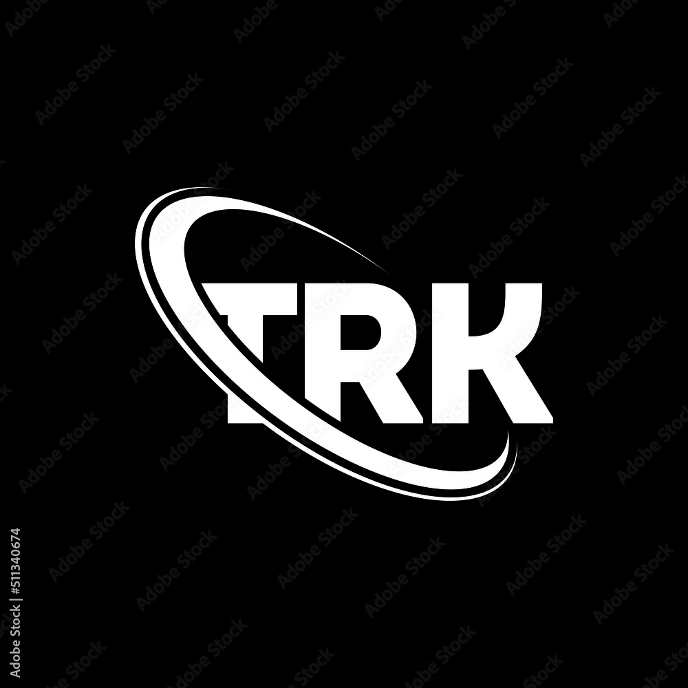Vetor de TRK logo. TRK letter. TRK letter logo design. Initials TRK ...