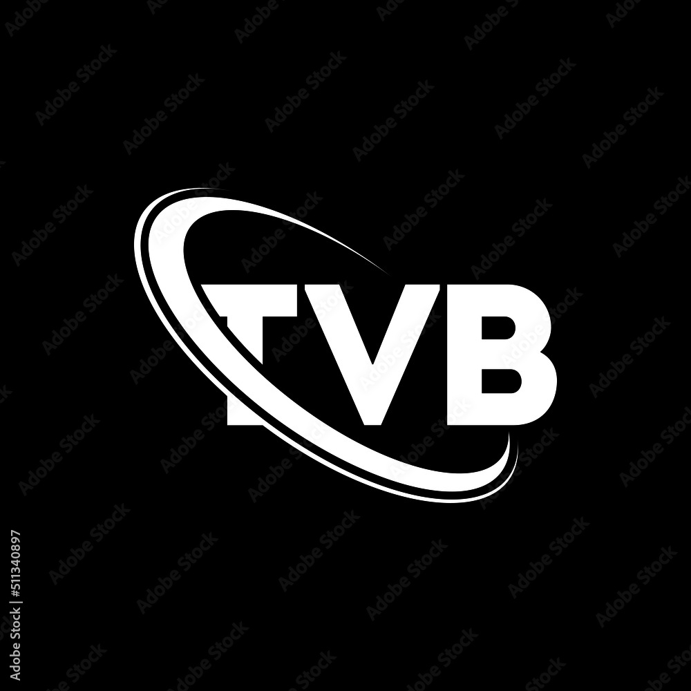 TVB logo. TVB letter. TVB letter logo design. Initials TVB logo linked ...