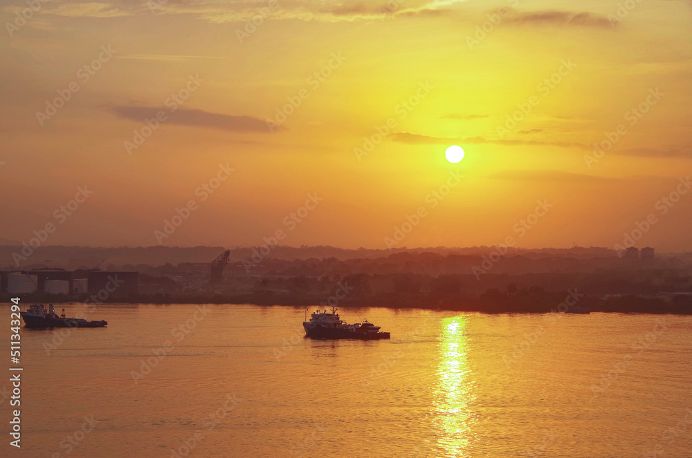 Transit passage through locks of famous Panama Canal on cruiseship ...