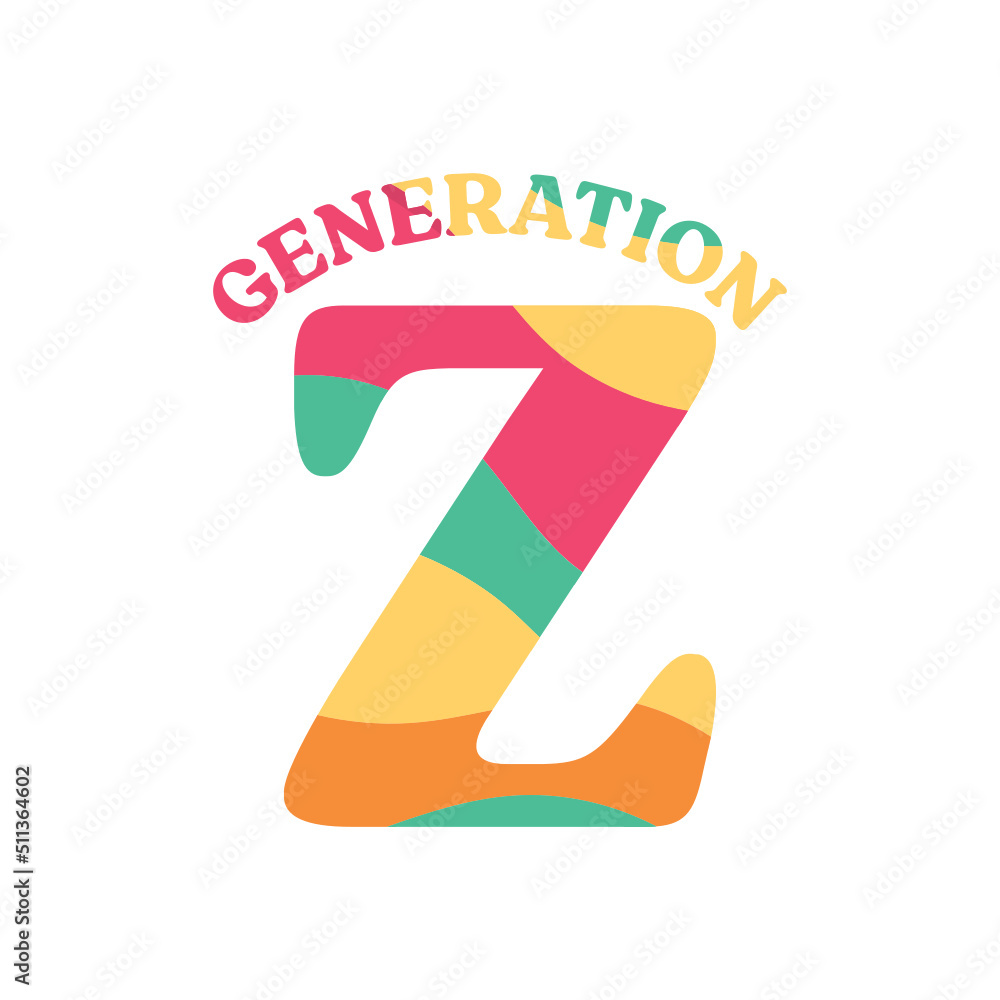 Gen Z, Generation Z, 2000's Kid, Future Generation, New Gen, Kids Logo ...
