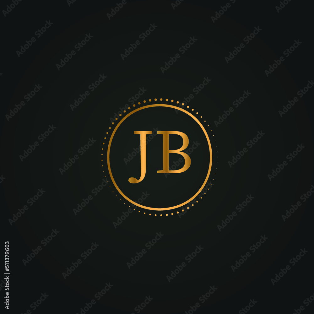 JB letter design for logo and icon.JB typography for technology ...