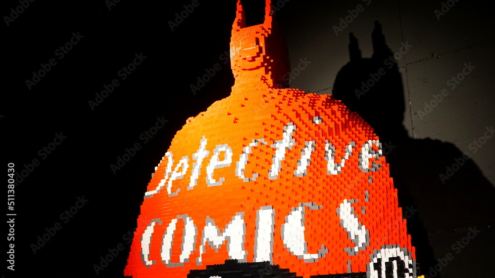 THE BATMAN made with Lego bricks by Nathan Sawaya of The Art of the ...