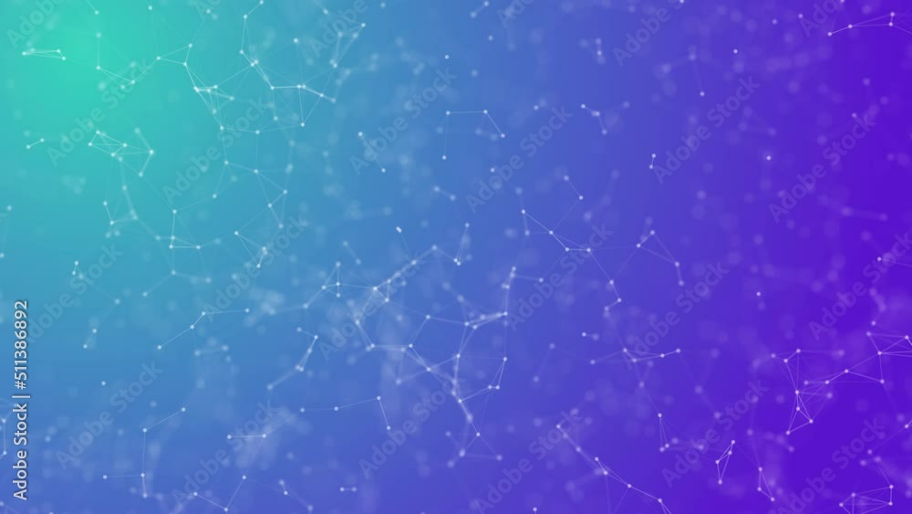 Animated Light Blue Plexus Animation Background Template Stock Video ...