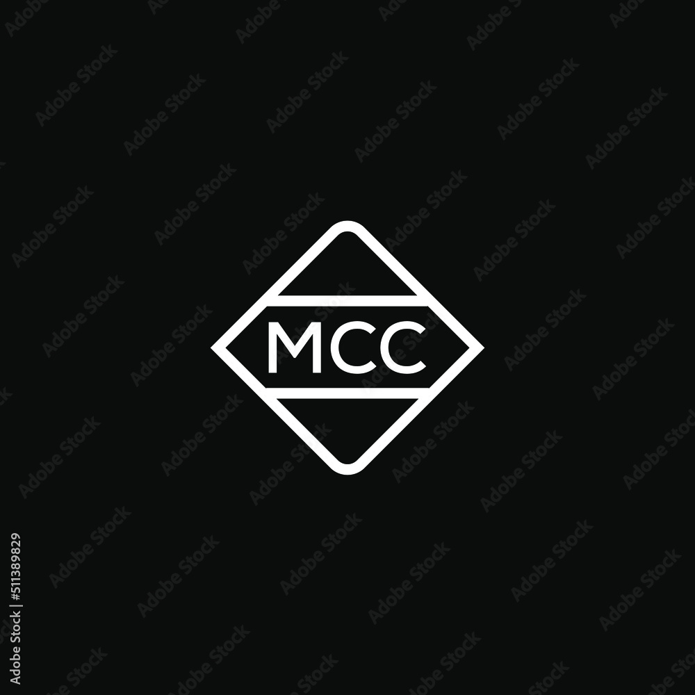 MCC letter design for logo and icon.MCC typography for technology ...