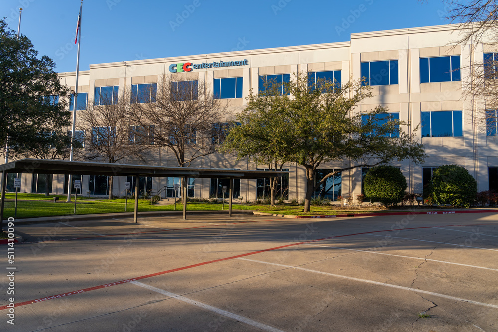 Irving, Texas, USA - March 19, 2022: CEC Entertainment headquarters in ...