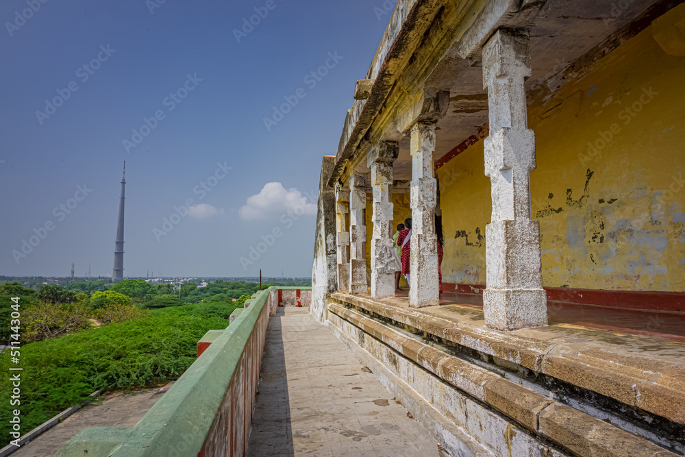 Fototapeta kuchenna Feet of Rama (Ramar Padham) is Located in the sandy ...