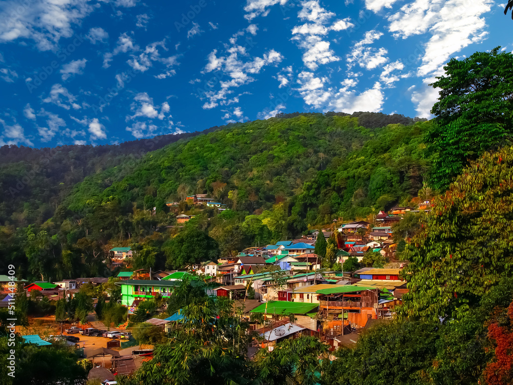 Doi Pui Hmong Village Chiangmai nestled deep in the mountains of Chiang ...