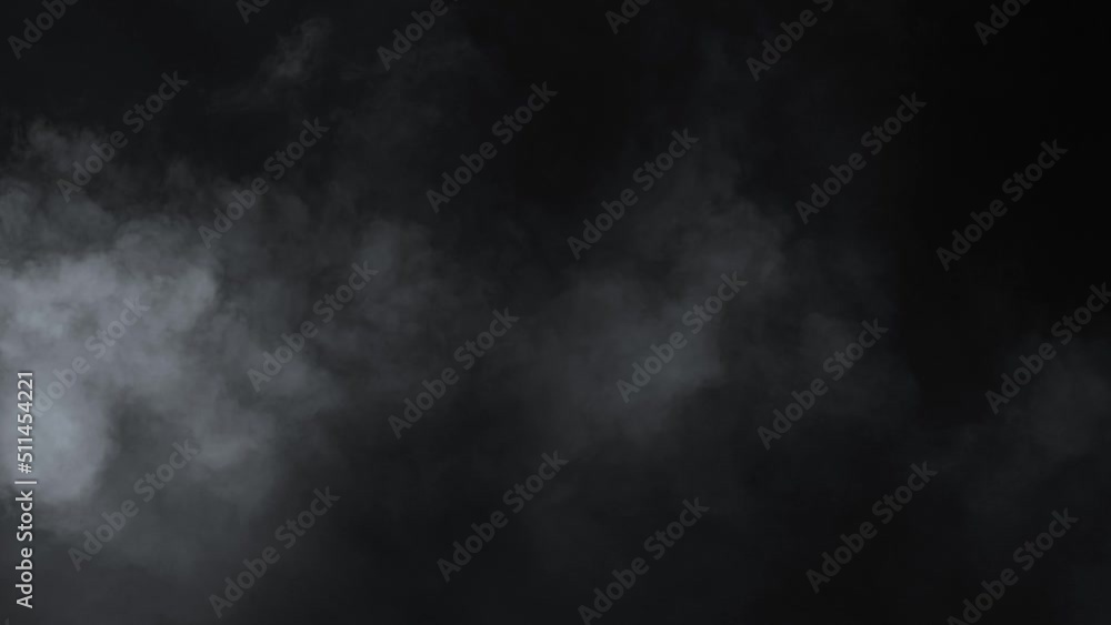Abstract white smoke in slow motion. white smoke on a black background ... Abstract white smoke in slow motion. white smoke on a black background ...