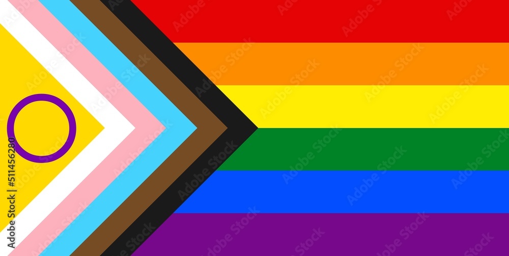 Bandera LGBTTTQIA+ Stock Illustration | Adobe Stock