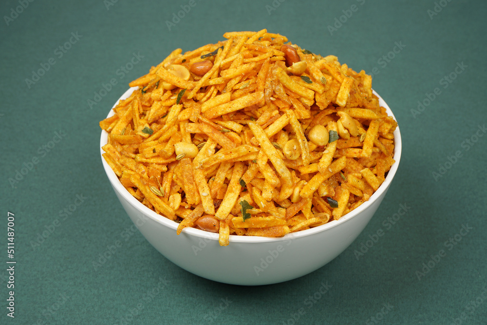 Mixture Namkeen Also Known as Chivda, Farsan, Chivda Stock Photo ...