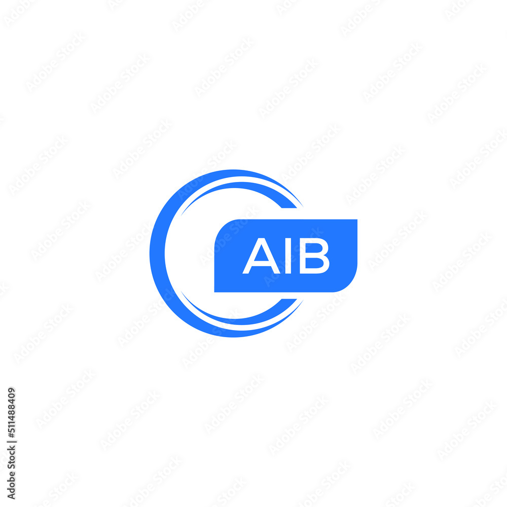 AIB letter design for logo and icon.AIB typography for technology ...