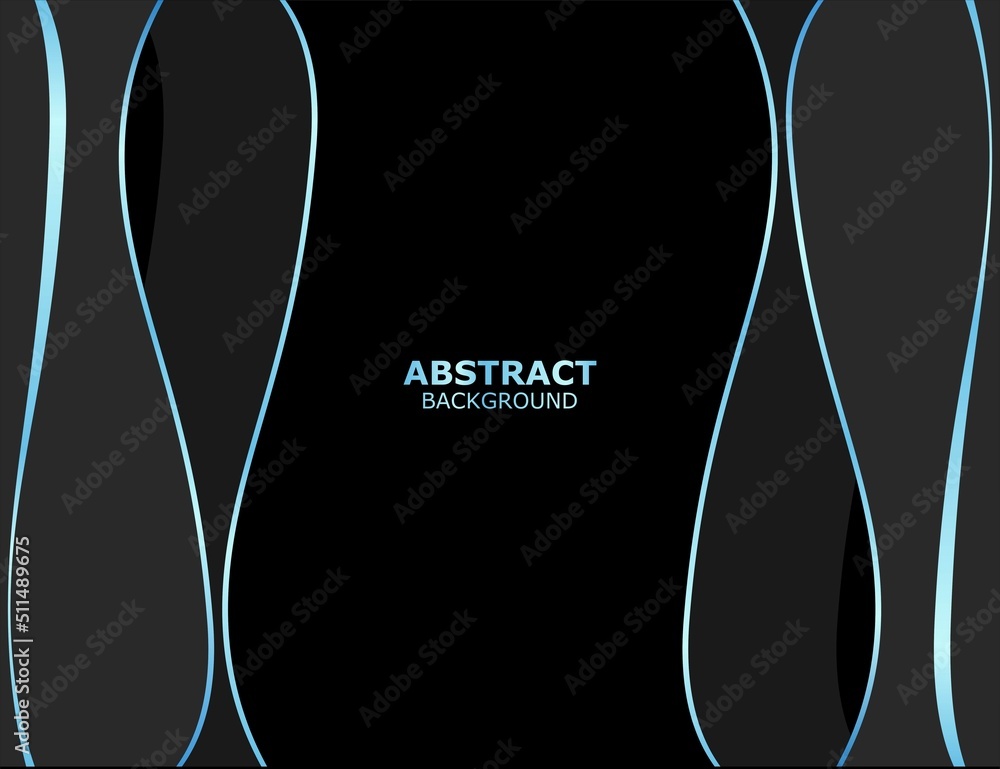 Luxury background with wavy line pattern berwarna biru. Premium vector ...