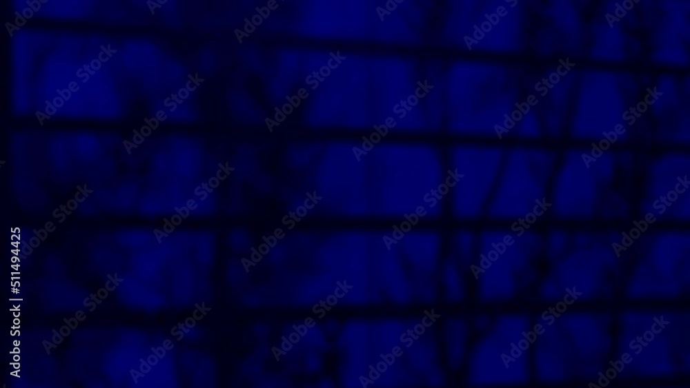 Window Shadow and Lights Moving on Blue Screen Background 4K Animation ...