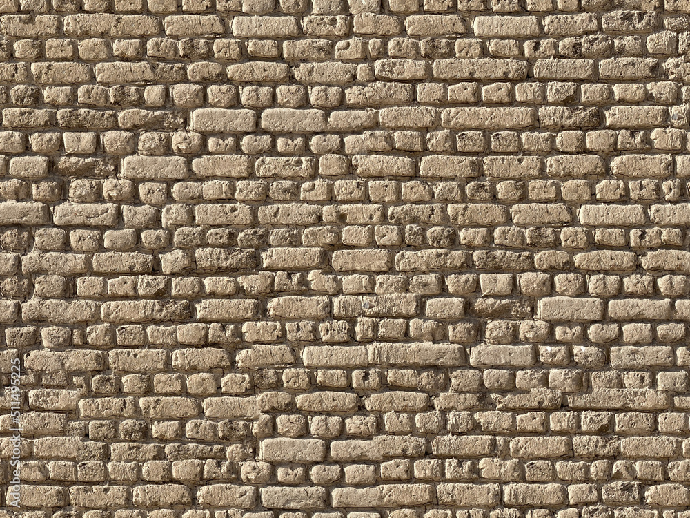 Mud brick seamless texture wall Egypt Stock Photo | Adobe Stock