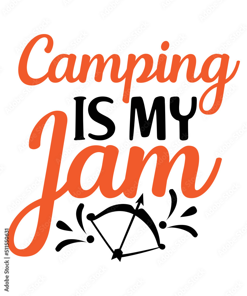 Camping Svg Bundle Camp Life Svg Campfire Svg Dxf Eps Png Silhouette Cricut Cameo Digital