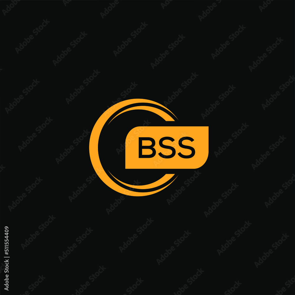 Vecteur Stock BSS letter design for logo and icon.BSS typography for ...