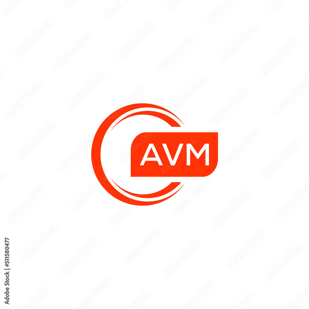 AVM letter design for logo and icon.AVM typography for technology ...